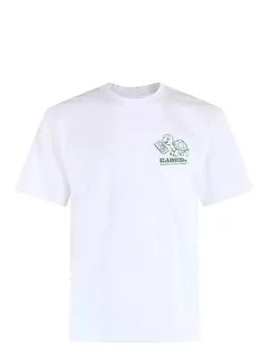 Edwin Kamera Graphic Print T-shirt - White
