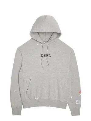 GALLERY DEPT. Logo Painted Hoodie - Heather Grey