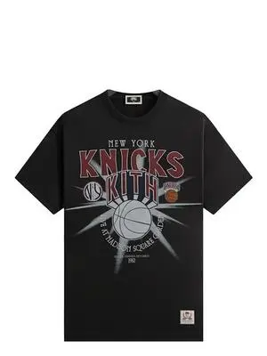 Kith X New York Knicks Madison Square Garden Burst Jones Tee Shirt - Black