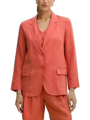 BENETTON Pocket Button Blazer - Red
