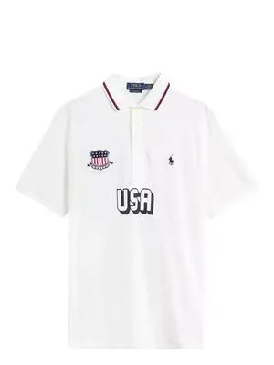 Polo Ralph Lauren Usa 24 Polo Shirt - White