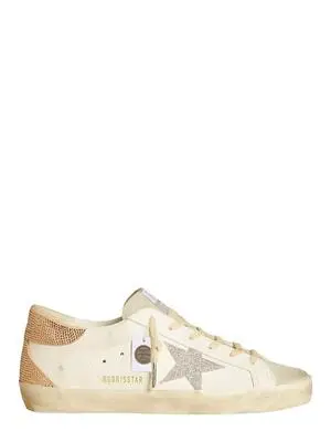 GOLDEN GOOSE Superstar Swarovski Sneakers - White/ice/crystal