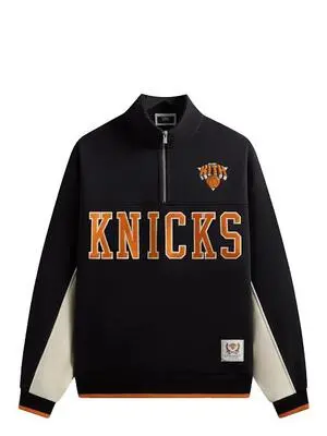 Kith X New York Knicks Vintage Nelson Quarter Zip - Black