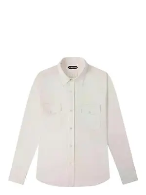 TOM FORD Button-down Silk Shirt - White