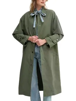 BENETTON Collared Coat - Green