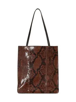 THE ROW To Go Tote - Pecan & Dark Brown Ang