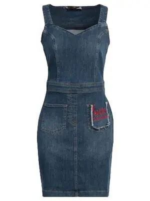 Moschino Mini Denim Dress - Blue