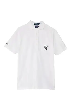 Polo Ralph Lauren Tennis Crest Polo Shirt - White