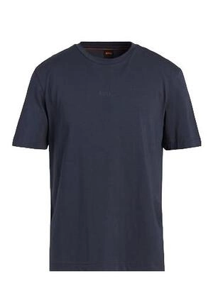 BOSS T-shirt Size Cotton, Elastane - Navy