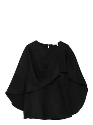 Simkhai Cape-detail Top - Black