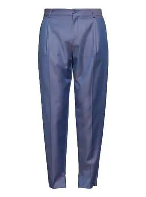Dolce & Gabbana Tapered Virgin Wool-blend Pants - Blue