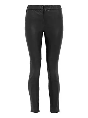 MARANT ETOILE Iany Leather Skinny Pants - Black