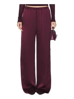 Sablyn Lexi Relaxed Pant - Bordeaux