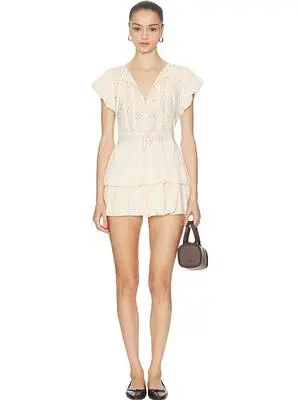 AMELIE TEJE Chimi Mini Dress - Cream