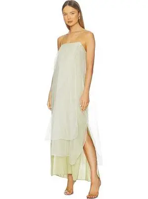 SWF Sheer Slip Maxi Dress - Sage