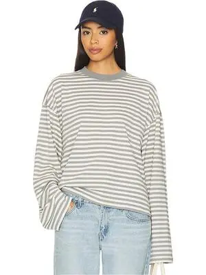 Lioness Bloom Long Sleeve Top - Ash Stripe