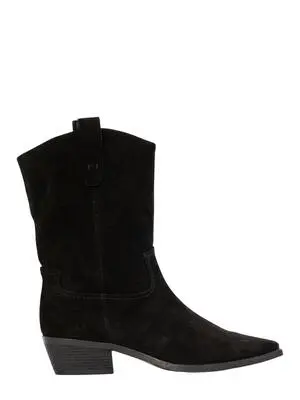 BLACK SUEDE STUDIO Casey Suede Boots Black