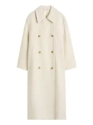 TOTEME Shield Wool-blend Coat - Ivory