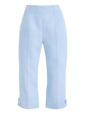 Posse Harper Linen Capri Pants - Blue