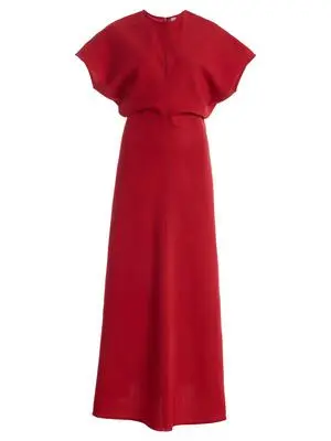 TOTÊME Slouch Waist Wool Dress
