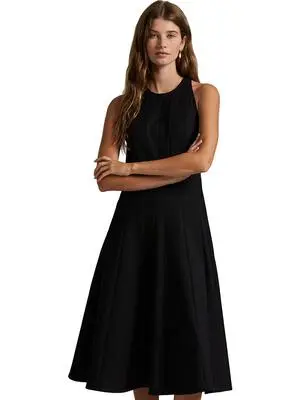 Ralph Lauren Sleeveless Stretch-cotton-blend Dress - Polo Black