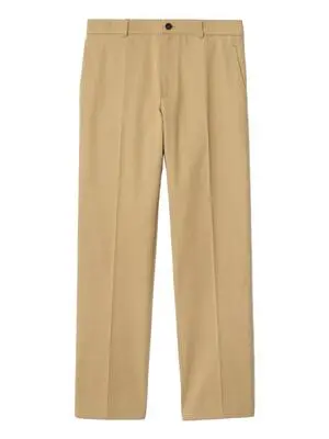 Burberry Cotton Twill Chinos - Hamper Beige