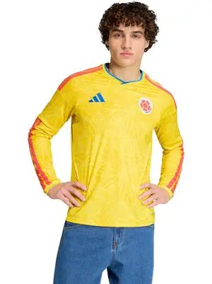 Adidas Colombia 26 Home Long Sleeve Jersey - Impact Yellow