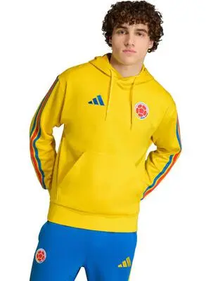 Adidas Colombia Dna Fleece Hoodie - Impact Yellow