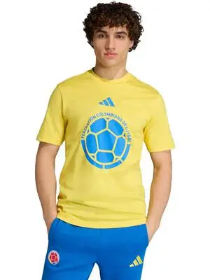 Adidas Colombia Dna Graphic T-shirt - Impact Yellow