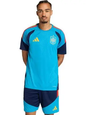 Adidas Spain 26 Tiro Training Jersey - Bold Aqua