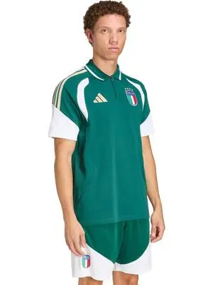 Adidas Italy 26 Tiro Polo Shirt - Collegiate Green