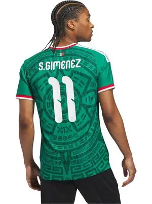 Adidas Mexico 26 Home Gimenez Authentic Jersey - Bold Green / Soccr-mxs-sxb