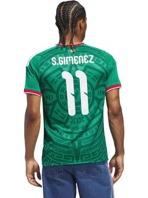 Adidas Mexico 26 Home Gimenez Jersey - Bold Green / Soccr-mxs-sxa