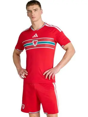 Adidas Wales 26 Home Authentic Jersey - Better Scarlet