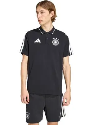 Adidas Germany Dna Polo Shirt - Black