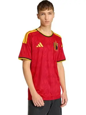 Adidas Belgium 26 Home Jersey - Red / Bold Gold