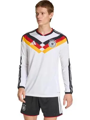 Adidas Germany 26 Home Long Sleeve Jersey - White