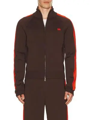 WALES BONNER Tide Track Top - Brown