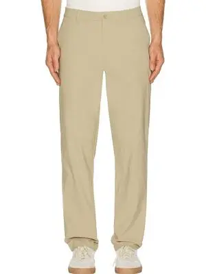 Beyond Yoga Beyond Yoga Essential Men's Chino 32' Trouser In Brown Tan