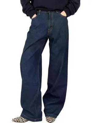 SOCIETE ANONYME Cotton Wide Leg Jeans - Blue