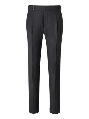 Scabal Button Detailed Trousers - Grey