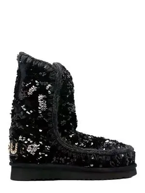MOU Eskimo 24 Velvet Sequin Boots