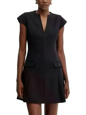 Guess V-neck Mini Dress - Black