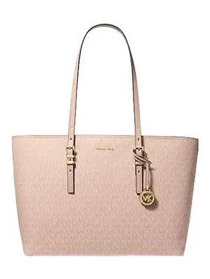 Michael Kors Quinn Large Signature Logo Tote Bag - Pink