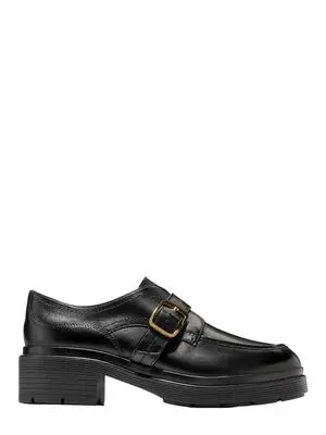Cole Haan Carlitta Monk Strap Lug Oxfords - Black