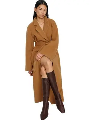 REFORMATION Remy Stretch Knee Boot Brown