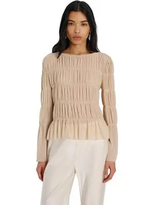 REFORMATION Laramie Knit Top - Ivory