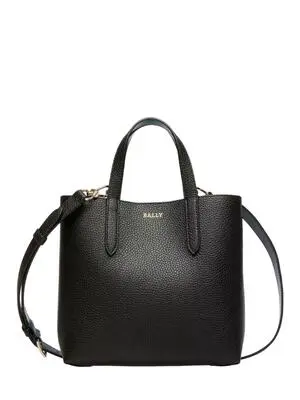 Bally Leather Tote Bag - Black
