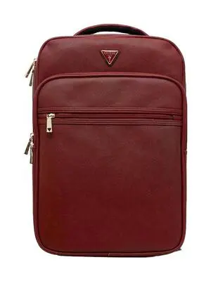 Guess Logo Plaque Backpack - Red