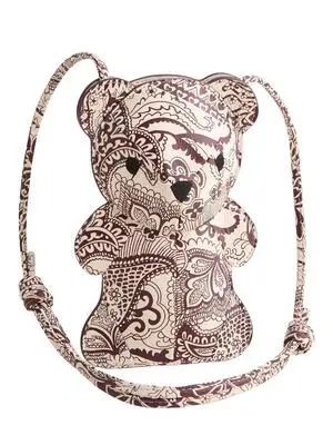 VERA BRADLEY Classic Bear Crossbody Bag - Red/white